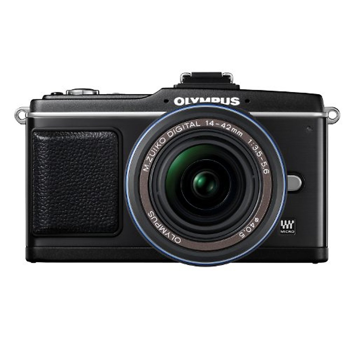 Olympus E-P2 12.3 MP Micro Four Thirds Interchangeable Lens Digital Camera with 14-42mm f/3.5-5.6 Zuiko Digital Zoom Lens (Electronic View Finder not included)