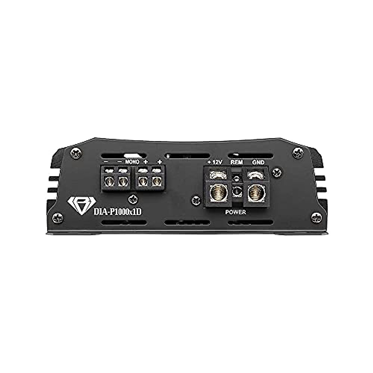 Black Diamond DIA-P1000X1D Car Audio Amplifier Class D 1-Channel Monoblock Amp 1000 Watts Rms Remote Level Control Included