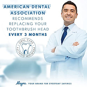 Replacement Brush Heads for Oral B- Pack of 4 Cross Generic Electric Toothbrush Heads for Oralb Braun- Crossact Toothbrushes Compatible with Most Oral-B Bases- Quality Action Bristles