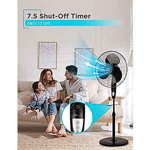 BLACK+DECKER 16 Inches Stand Fan with Remote