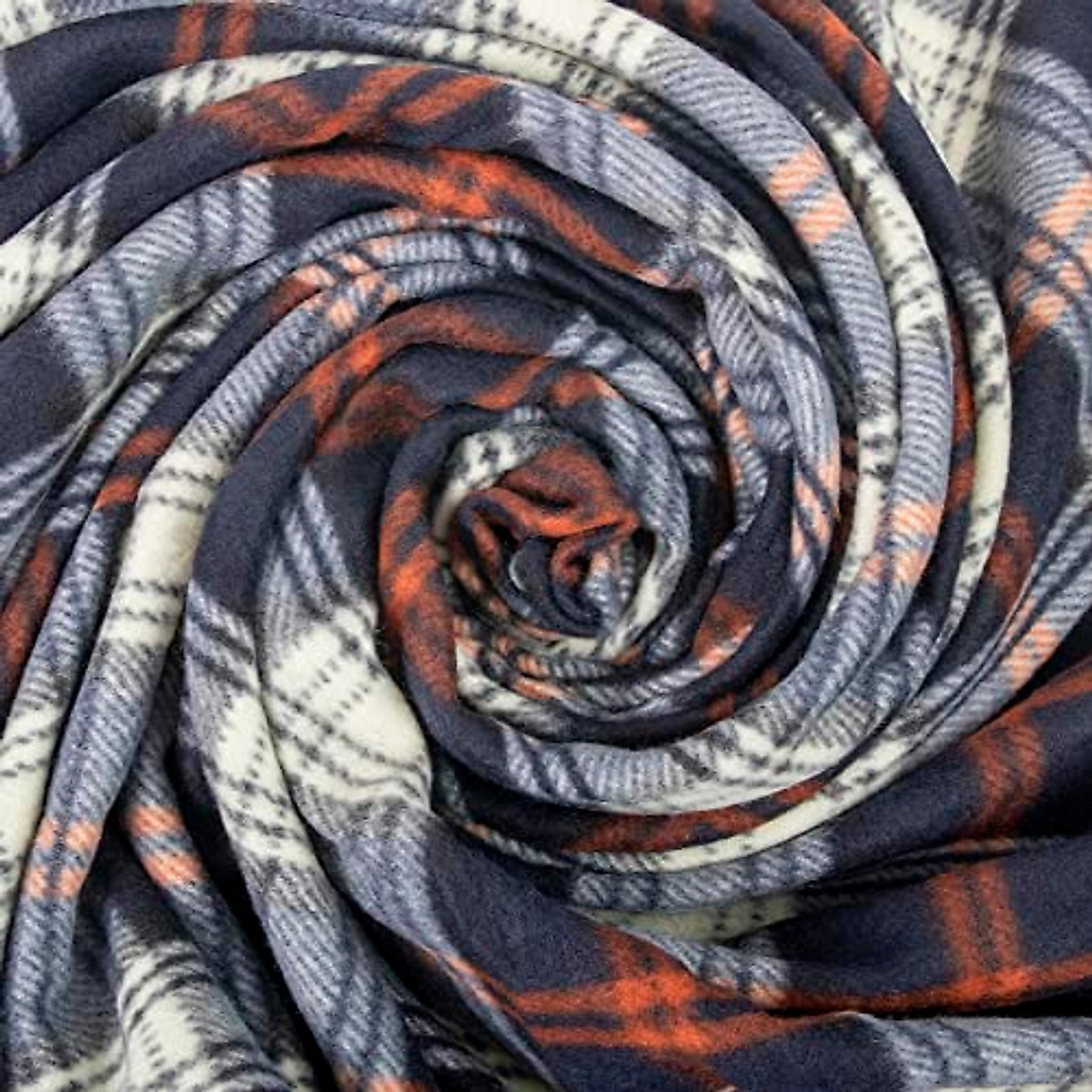 Plaid Fleece Blankets and Throws Bulk Fleece Blankets 24 Pack Plaid Blankets in Bulk for Wedding Guests, Homeless 50x60, 160 GSM