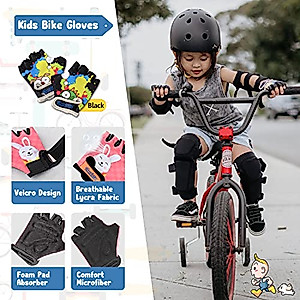 Knee Pads for Kids Knee Pads and Elbow Pads Set Toddler Knee Pads - Knee and Elbow Pads for Children Boy Girl 2-4 5-8 Age 2 3 4 5 - Kids Protective Gear Set for Roller-Skating, Scooter, Skateboard