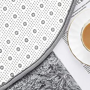 Noahas Ultra Soft Fluffy Bedroom Rugs Kids Room Carpet Modern Shaggy Area Rugs Home Decor 2.6' X 5.3', Grey