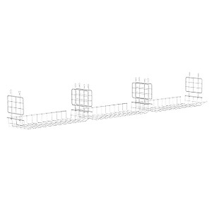 ClosetMaid Hideaway Behind-the-Hangers Hanging Wire Shelf for Closets, Pantries, Laundry Rooms (3-Pack)