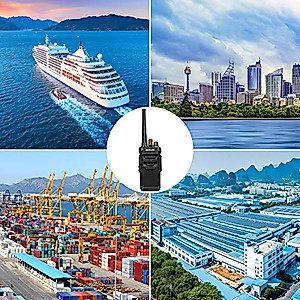 Retevis RT48 IP67 Waterproof Walkie Talkies,2 Way Radios Long Range,with 6 Way Multi Unit Charger,Rugged Two Way Radio for Construction Hotel (6 Pack)