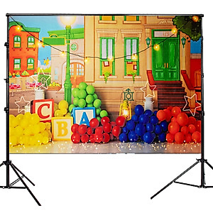ABC Back to School Kindergarten Online Education Children Photography Background Birthday Party Decoration Background Curtain Photography Studio Props Vinyl(5x3ft)
