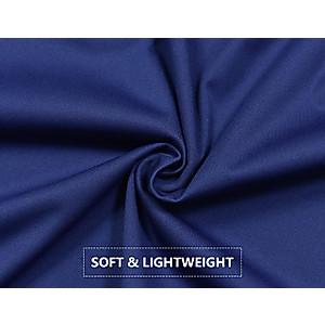 Little Donkey Andy Men's Lightweight Softshell Vest, Windproof Sleeveless Jacket for Travel Hiking Running Golf Blue XL