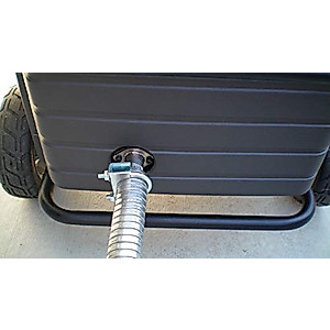 GenExhaust compatible with Honda EU6500iS/EU7000iS Generator 1-1/2" steel exhaust extension 2 foot length