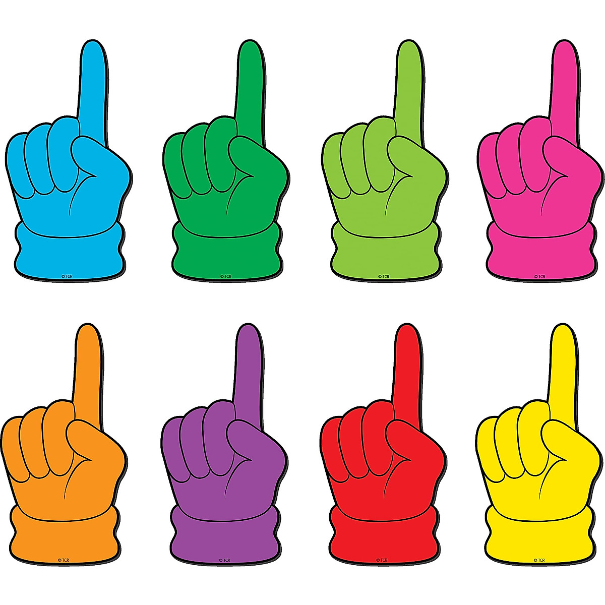 Teacher Created Resources® Pointing Hands Magnetic Accents, Pack of 16