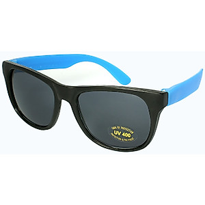 Edge I-Wear 12 Bulk 80s Neon Party Sunglasses for Adult Party Favors with CPSIA certified-Lead(Pb) Content Free (2 Bu/2 Yl/2 Pk/2 Or/2 Gn/2 Pp, 54)