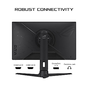 ASUS ROG Strix 27” 1080P Gaming Monitor (XG276Q) - Full HD, IPS, 170Hz, 1ms, Extreme Low Motion Blur, FreeSync Premium technology, DisplayPort, HDMI, Tripod socket for Webcam, DisplayHDR400, BLACK