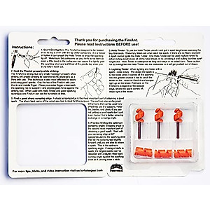 FireAnt 3 Pack - Fire Starter and Tinder System for Swiss Army Victorinox Knives (Green Glow)