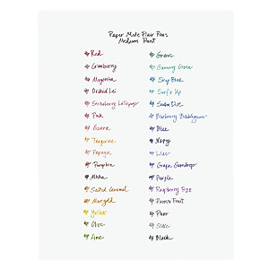 Paper Mate Flair Felt Tip Pens, Medium Point (0.7mm), Black, 2 Count