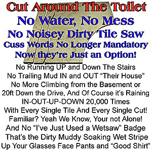 Tile Cutter Hand Tool Cut Floor Tile Glass Tile Cut Tiles Straight or Quarter Curve Manual Tile Cutter Tool for Cutting Wall Tile Porcelain Tile and Glass Tile Faster and Cleaner than a Wet Tile saw