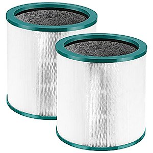 2 Pack True HEPA Replacement Filter Compatible with Dyson Tower Purifier Pure Cool Link TP01, TP02, TP03, AM11, BP01 Models, Compare to Part # 968126-03