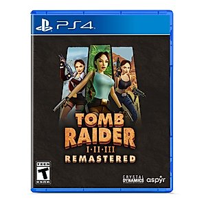 Tomb Raider I-III Remastered Starring Lara Croft - PlayStation 4