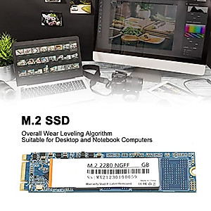 PUSOKEI SSD M.2 NVMe Interface Internal Solid State Drive for Gaming, Heavy Graphics, Full Power Mode, Crest Value Operation Balanced Wear Algorithm SSD for Desktop Computer(256GB)
