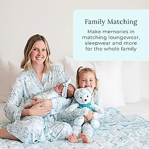 Posh Peanut Footless Baby Girl Pajamas - Viscose from Bamboo Ruffled Baby Sleepers with 2 Way Zipper for Easy Diaper Changes (6-9 Months) Dusk Rose