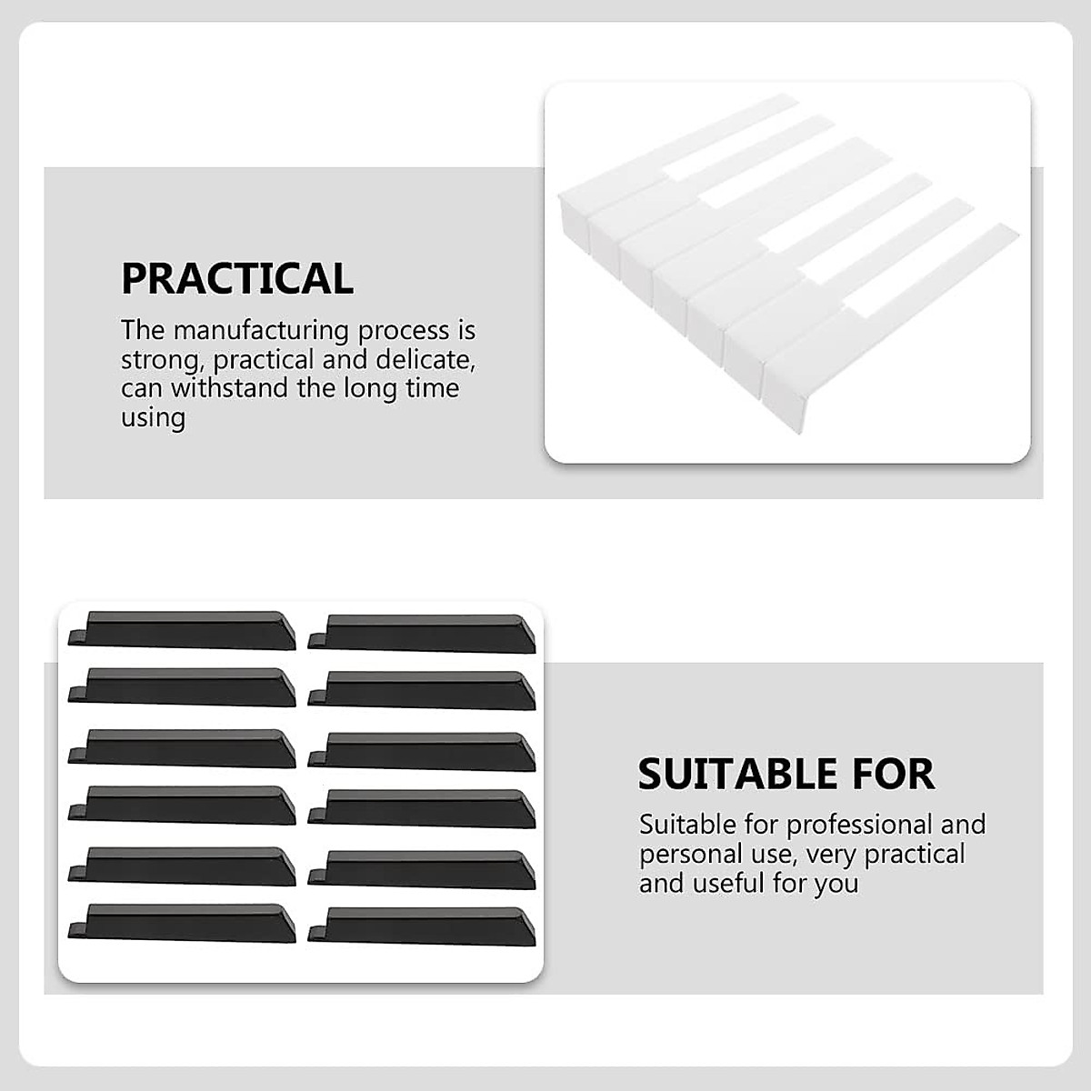 Piano Parts General Musical Instrument Accessories 88Pcs Practical Piano Keytops Piano Replacing Keys Piano Supplies for Musician Replacement Piano Key Keyboard Instrument Accessories Parts