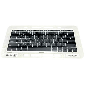 Willhom Keyboard Keys Keycap US Layout Set Replacement for MacBook Pro Retina Late 2016-Mid 2017 13" A1708 A1706 15" A1707 and MacBook 12" 2017 A1534