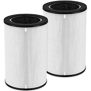 AP-T45 AP-T40FL HEPA Filter Compatible with 1461901 Homedics TotalClean 5-In-1 Tower Air Purifier AP-T40, AP-T40WT, AP-T40BK, AP-T45, AP-T45WT, AP-T45BK, AP-T40WTAR, AP-T40FL(NOT FOR AP-T30/AP-T20)