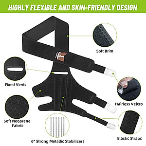 Tinahiking Dog Knee Brace for Torn Acl Hind Leg,Knee Brace for Dogs Acl with Side Stabilizers, Rear Leg Braces for Dogs Luxating Patella, Ligament Injury,Joint Pain,Dog Leg Brace Keeps Joint Stable