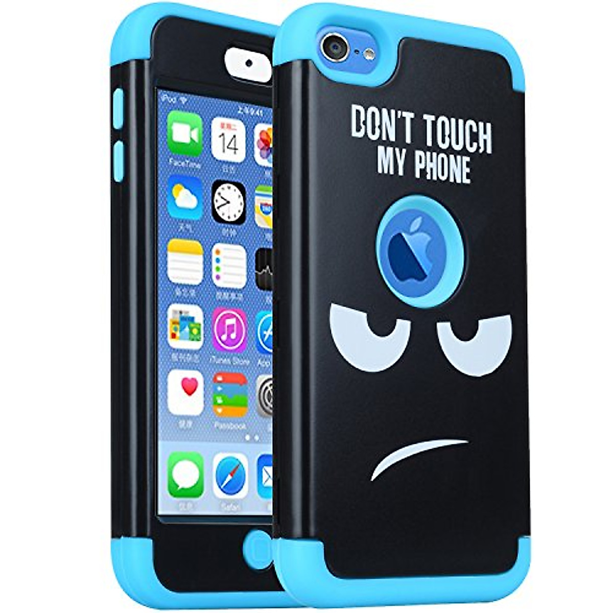 iPod Touch 7 Case, iPod Touch 6th Generation Case,SAVYOU 3 in 1 Combo Hybrid Impact Resistant Shockproof Case Cover Protective for iPod Touch 5/ 6th / 7th Generation