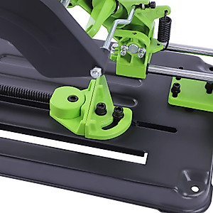 MUSESPANI 100-125mm Upgraded Angle Grinder Stand Sliding DIY Cutter Support Aluminum Bracket Holder iron base Suitable for angle grinder NEW UK