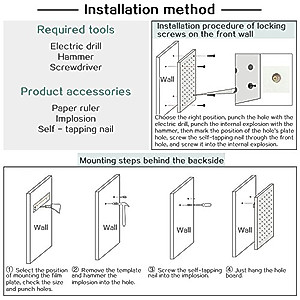 Creation Core Wooden Pegboard with 2 Floating Shelves & 6 Pegs Hooks Wall Storage Organizer System for Office Home Kitchen Decor 15.7x15.7, White
