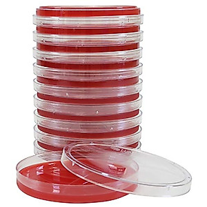 Columbia CNA Agar (Colistin and Nalidixic Acid), with 5% Sheep Blood, for the Selective Isolation of Gram Positive Bacteria, 15x100mm Plate, Order by the Package of 10 plates, by Hardy Diagnostics