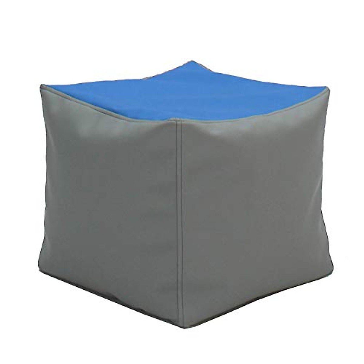 Factory Direct Partners 13043-CT SoftScape 14" Square Bean Bag Poufs for Kids (2-Piece Set) - Contemporary