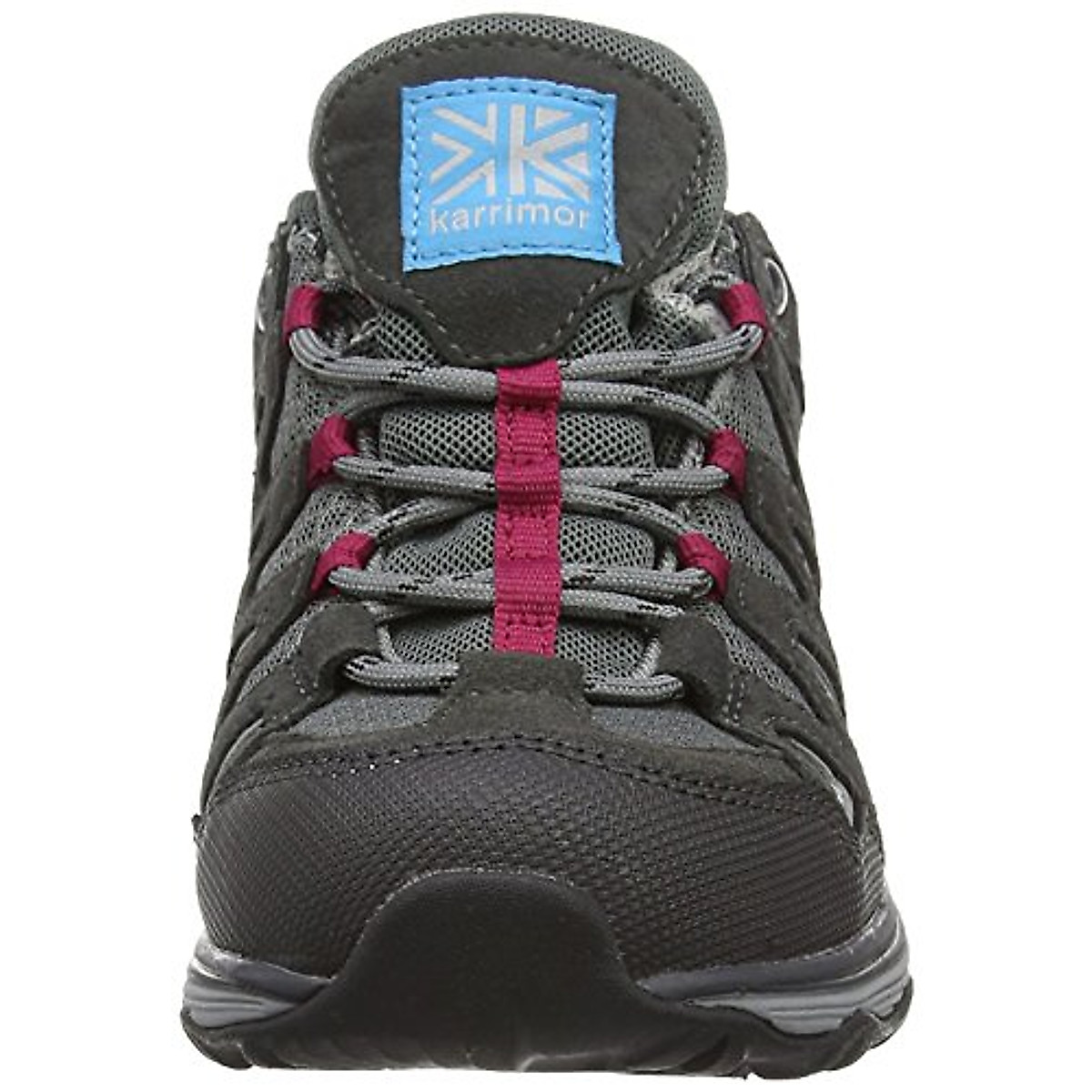 Karrimor Women's Walking Low Rise Hiking Boots, Black C Pink, 9.5