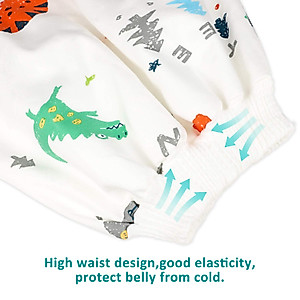 2 Packs Waterproof Diaper Skirt for Potty Training Baby Comfy Cloth Diaper Short for Boys and Girls Night Time