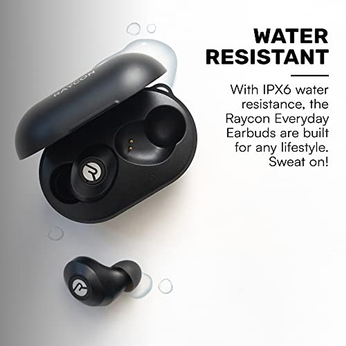 Raycon Everyday Bluetooth Wireless Earbuds (2023 Edition) with Microphone- Stereo Sound in-Ear Bluetooth Headset True Wireless Earbuds 32 Hours Playtime (Matte White)