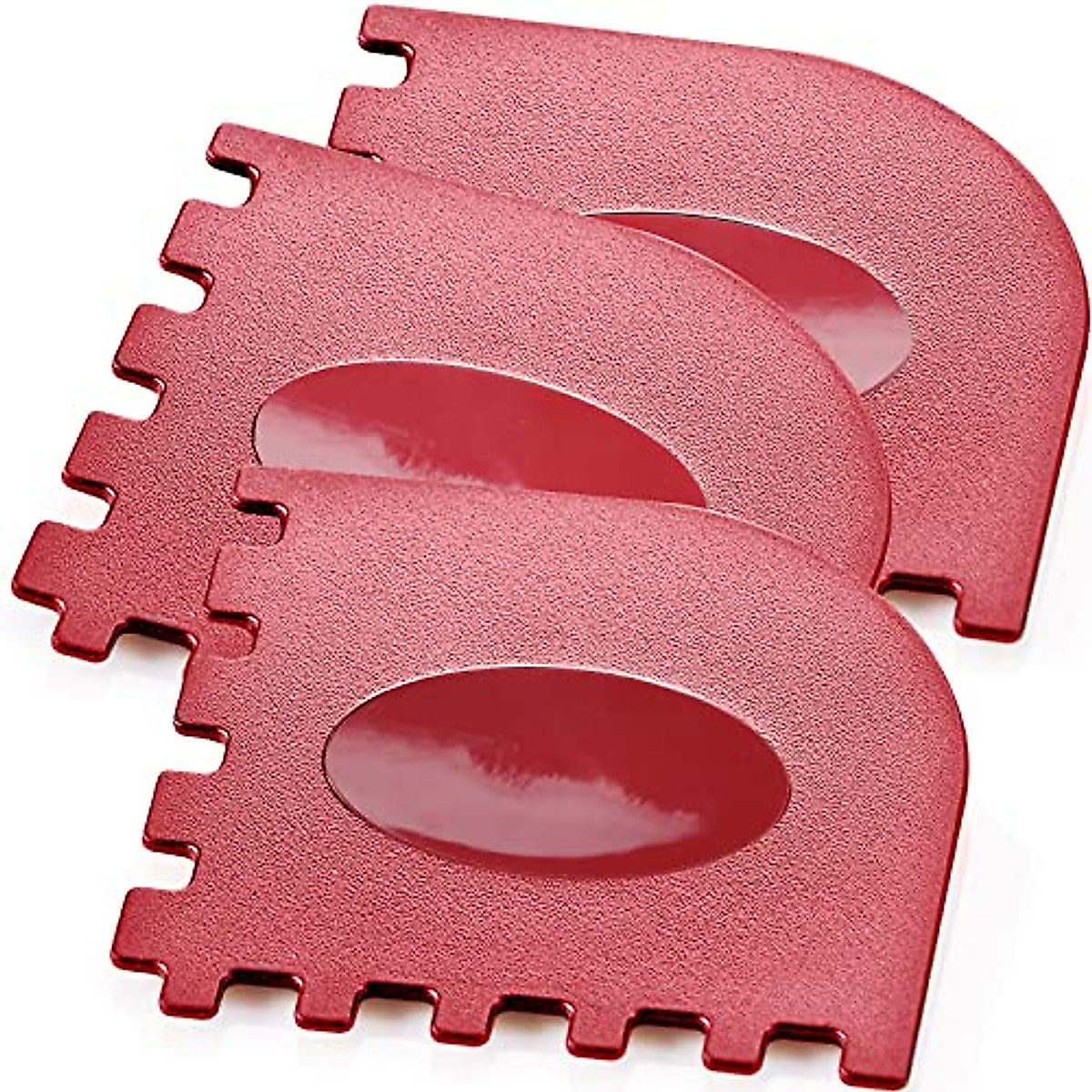 3 Set Plastic Grill Pan Scraper Griddle Scraper Tool Grill Scraper for Griddle Cleaner Grill Cleaning Cast Iron Pan Scraper Cast Iron Accessories Scraper Cast Iron Cleaning Tool Kit Kitchen Scraper