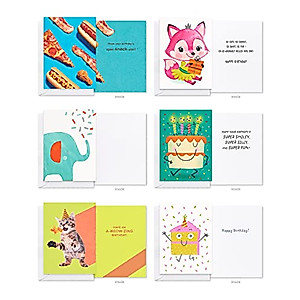 American Greetings Deluxe Kids Birthday Card Assortment, Bright and Cheerful Designs (40-Count)