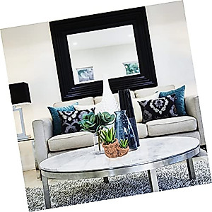 DOITOOL 1pc Stump Orchid Home S Indoor Garden Outdoor Flower Hole Plants Cactus for with Succulent Drainage Flowerpot Pot Bowl Planter Cement Decoration Desktop Container Bonsai Driftwood