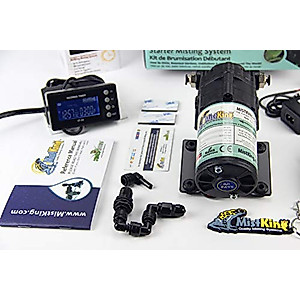 MistKing – Starter Misting System, 5th Gen | Used by Zoos, Botanical Gardens, Institutions & Hobbyists | Expandable to 10 Nozzles | Extremely Fine Mist | 50 Micron Droplets | MKSMS5-125-50
