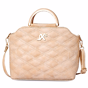 Speed X Fashion Women's Handbag (Beige)