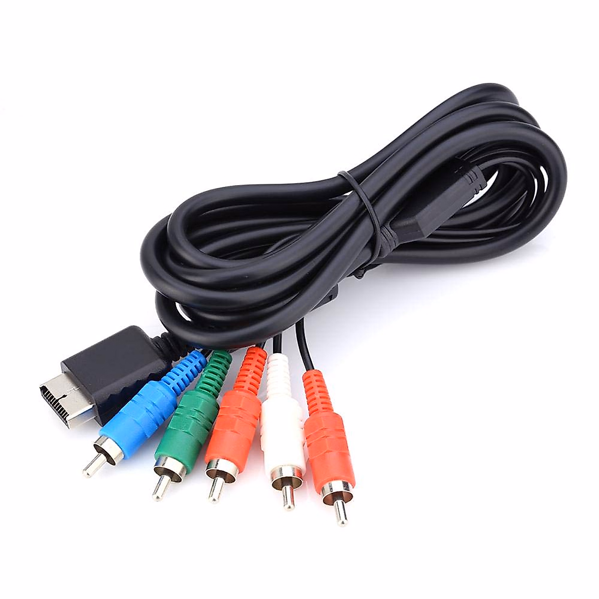 Diydeg Audio Cables, AV Multi Out Video Cable, Audio Cable for PS2 Connect to HDTV or EDTV for PS2 PS3