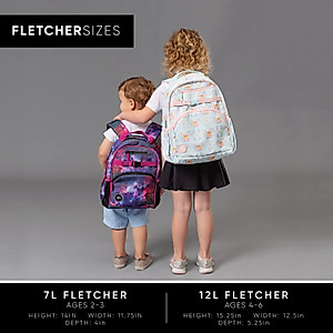 Simple Modern Toddler Mini Backpack for Kids Boys Girls | Preschool Small Backpack | Fletcher Collection | Toddler - Mini (14" tall) | Unicorn Fields