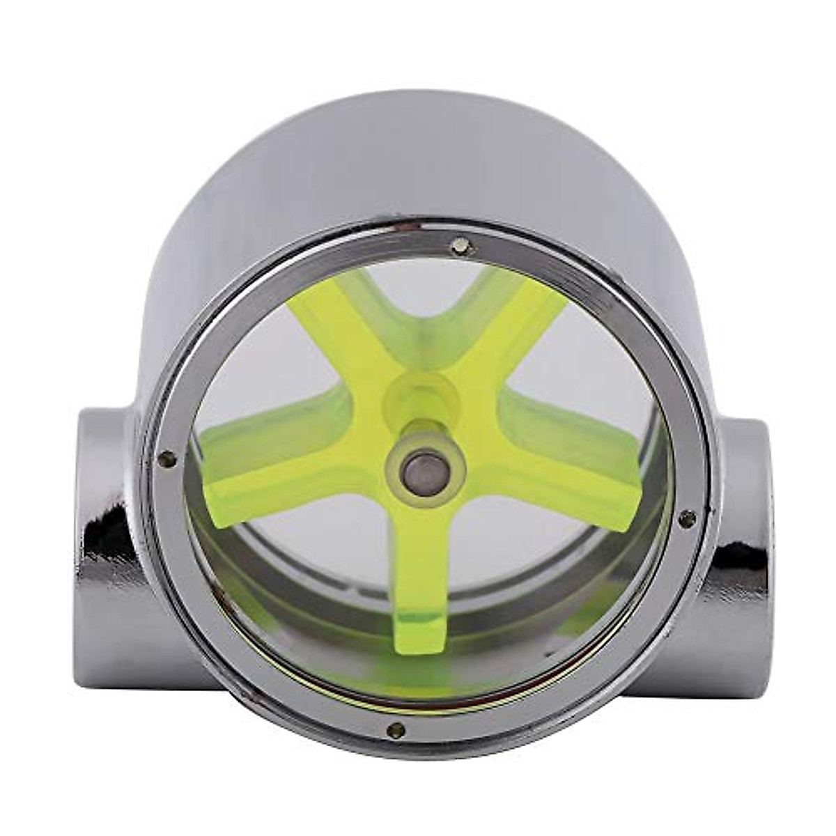 Tungsten Alloy Water Indicator, G1/4" Standard Female to Female Thread Computer Water Cooling Indicator, for PC Water Cooling System