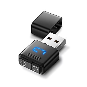 meatanty Undetectable USB Mouse Jiggler Mouse Mover with Separate Mode and ON/Off Buttons Supports Multi-Track,Driver-Free,Plug-and-Play Keeps PC/Laptop Awake