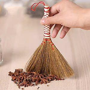 Alipis 1 Set Mini Broom Set Suit Anti Static Brush Kid Broom Keyboard Brush Mini Hand Whisk Mini Sweeping Brush Mini Cleaning Brush Toys Child Grinder Household Stainless Steel