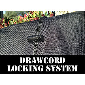 Lawn Mower Cover - Waterproof, Premium Heavy Duty - Manufacturer Guaranteed - Weather and UV Protected Covering for Push Mowers - Secure Draw String and Large Size for Universal Fit