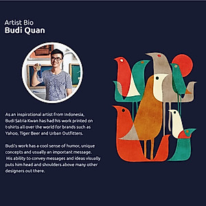 ARTOVIDA Artists Collective Lunch Purse | 11 x 15 x 6 Inches Large Reusable Insulated Lunch Tote with Inside Pocket - Design by Michelle Li Bothe (Germany) "Birches" - Bamboo