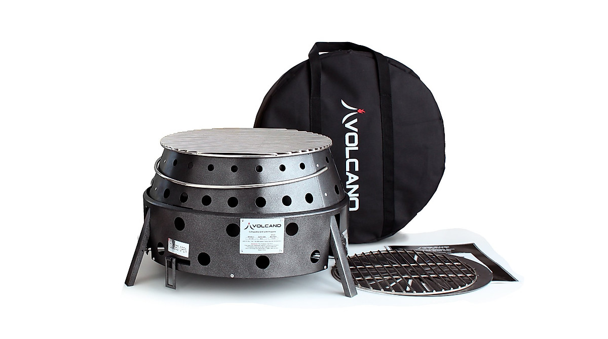 Volcano Grills 20-200 Collapsible Stove — Portable Dual-Fuel Grill