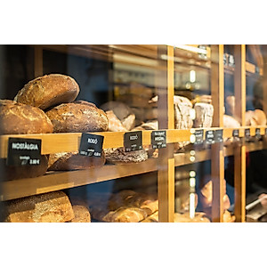 HXDISWSM 10pcs L-Shaped Mini Small Chalkboard Erasable Message Board 10pcs Mini Chalkboard Signs with 2 pens，Mini Blackboard Sign bar Cafe Desktop Upright Display Drawing Board