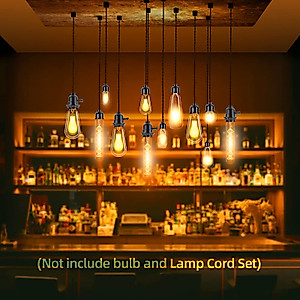 UL Listed E26 Light Socket, Lamp Socket Replacement with ON/Off Switch Medium Base Lamp Parts with 2 Lamp Socket Ring, Light Bulb Fixture Socket for Table Lamp, Floor Lamp, 1-Pack