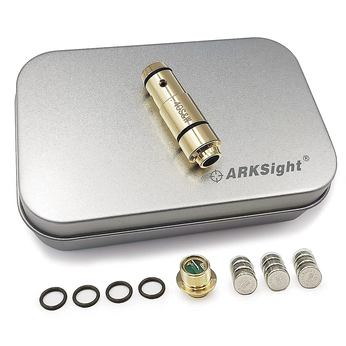 ARKSight Dry Fire Training Cartridge 380ACP and 40S&W Laser Training Cartridge Integrated Snap Cap, Red Laser Bullet